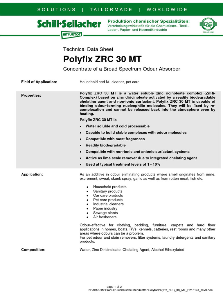Polyfix ZRC 30 MT. TDS. 02.08.17 | PDF