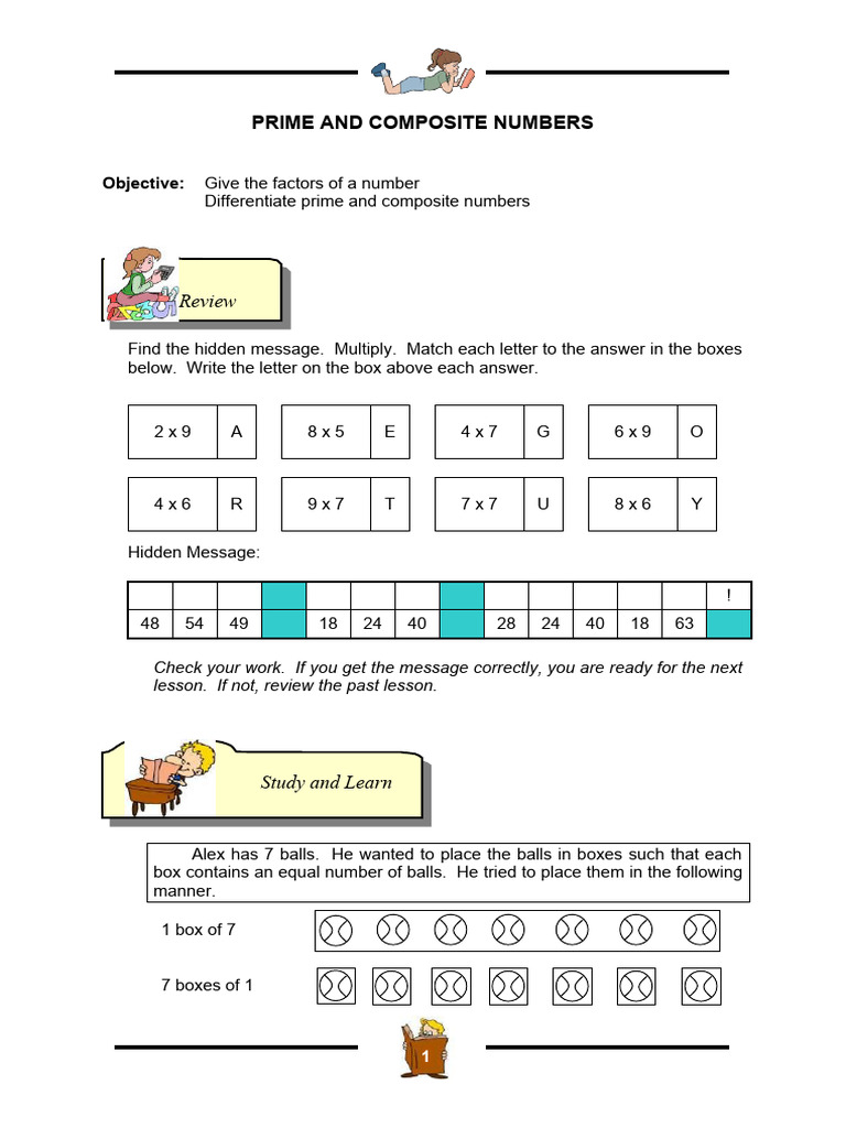 Prime and Composite Numbers | PDF | Prime Number | Mathematics