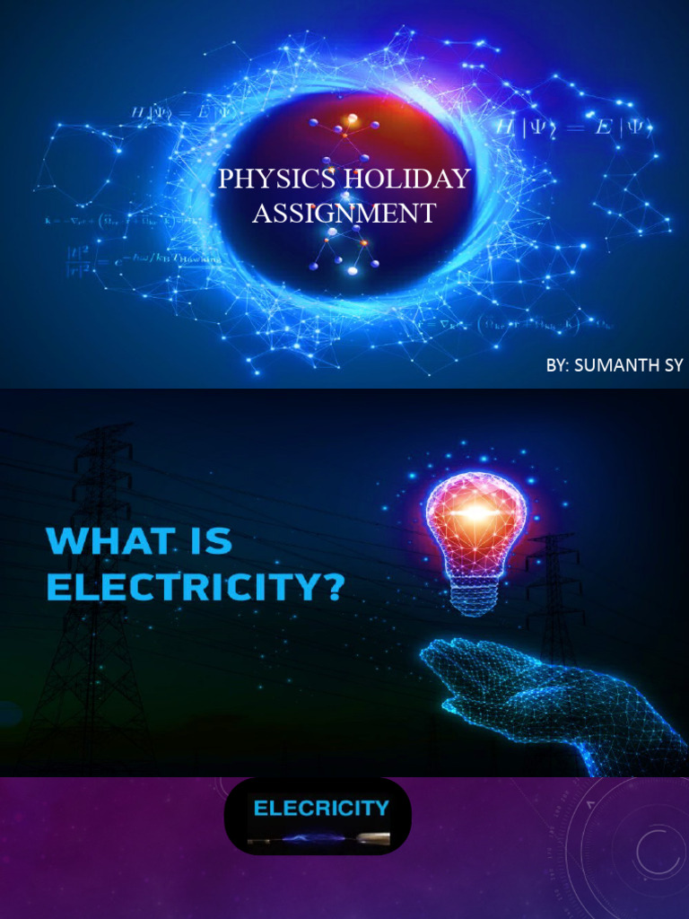 Physics Holiday Assignment | PDF