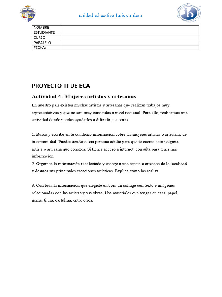 Proyecto Iii de Eca | PDF