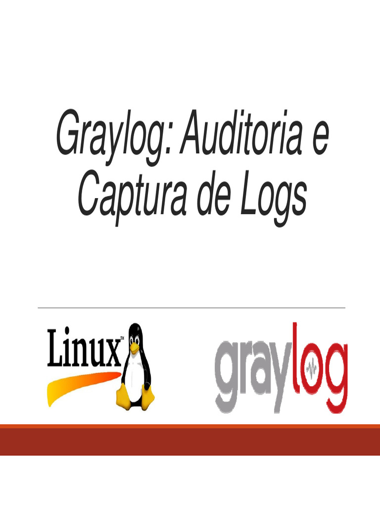 Material Aulas 05 e 06 - Graylog | PDF