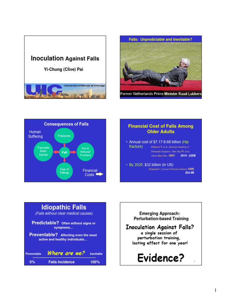 Inoculation Against Falls | PDF | Clinical Medicine | Diseases And ...