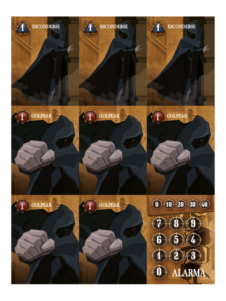 AGENT DECKER Cards - ESP Final | PDF