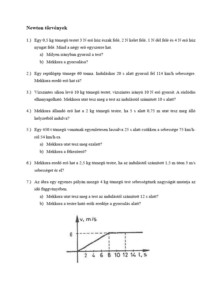 9 Newton Lendület | PDF