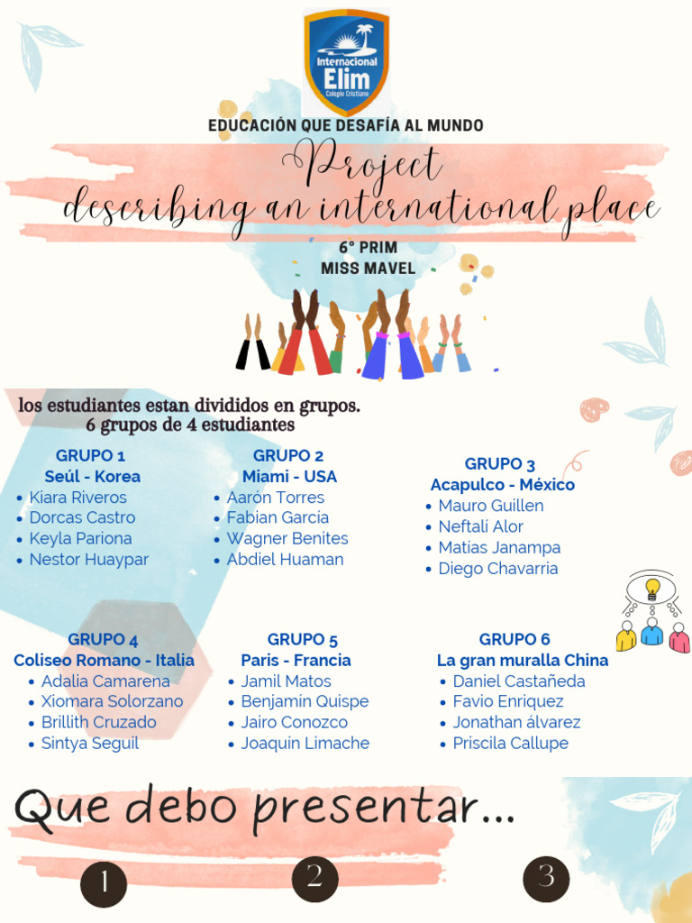 English Project 6 Prim Elim | PDF