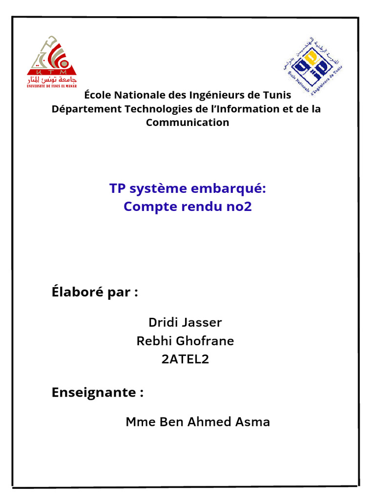 Compte Rendu 2 | PDF