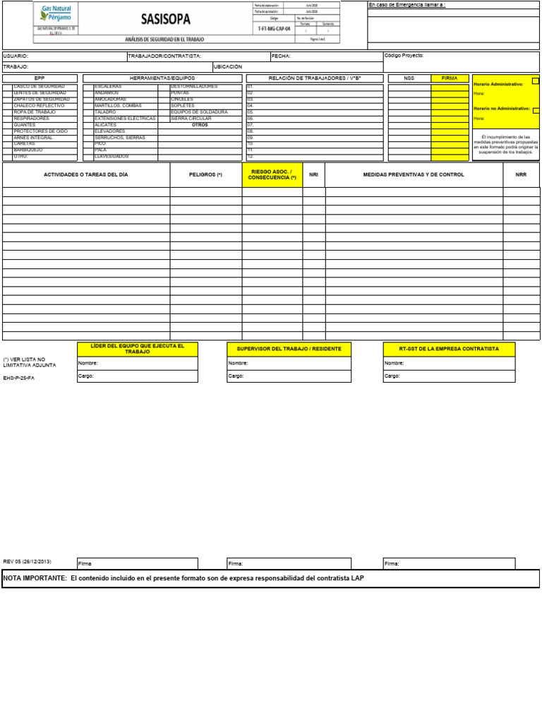 T-FT-MG-CAP-04 Análisis de Seguridad en El Trabajo | PDF | Quemar | Gases