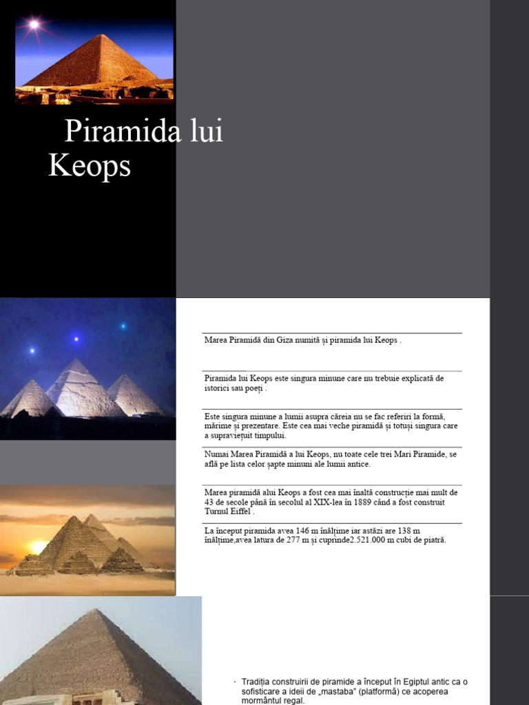 Piramida Lui Keops | PDF