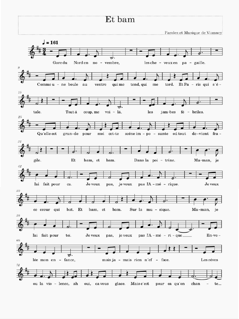 Et Bam Noty Spev | PDF