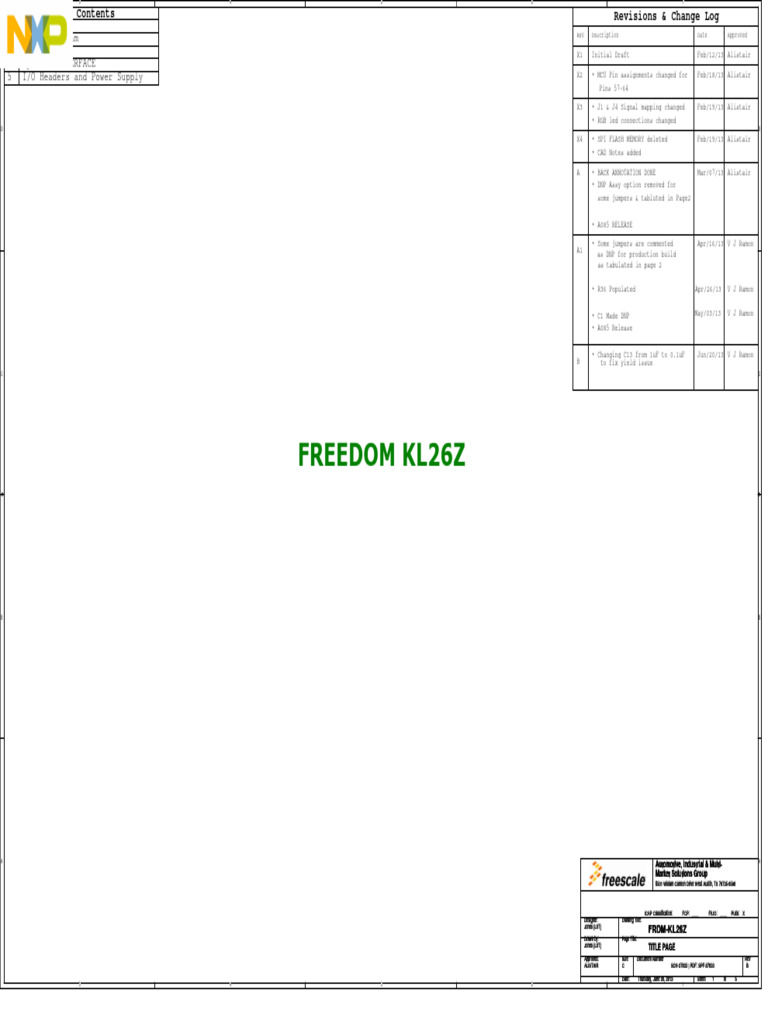 FRDM-KL26Z SCH Rev B | PDF