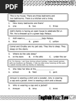 English Paper 2 Year 3 | PDF