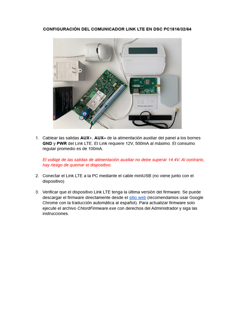 Link Lte DSC Pc1832 Guia de Instalacion y Programacion | PDF | Redes de ...