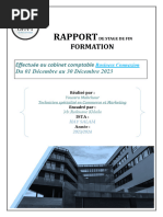RAPPORT de STAGE Service Comptabilite | PDF