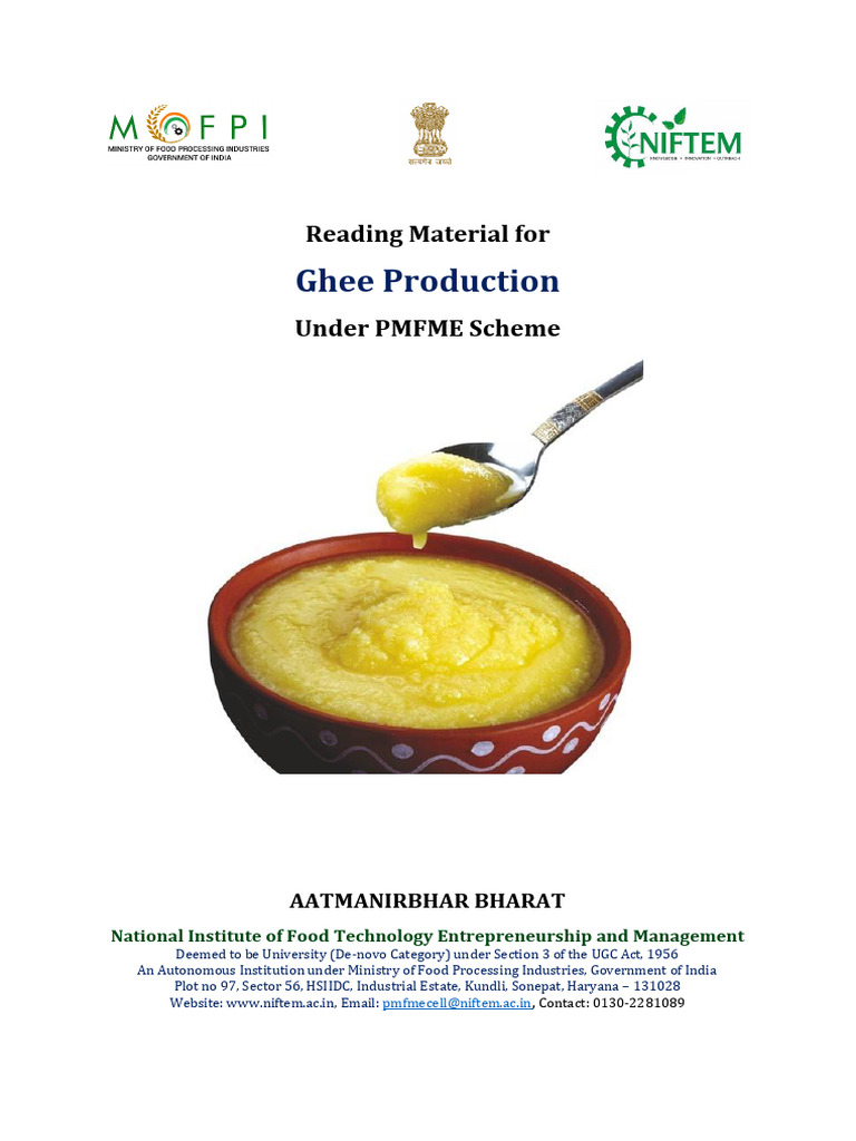 Ghee Writeup | PDF | Wellness