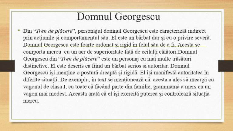 Domnul Georgescu | PDF