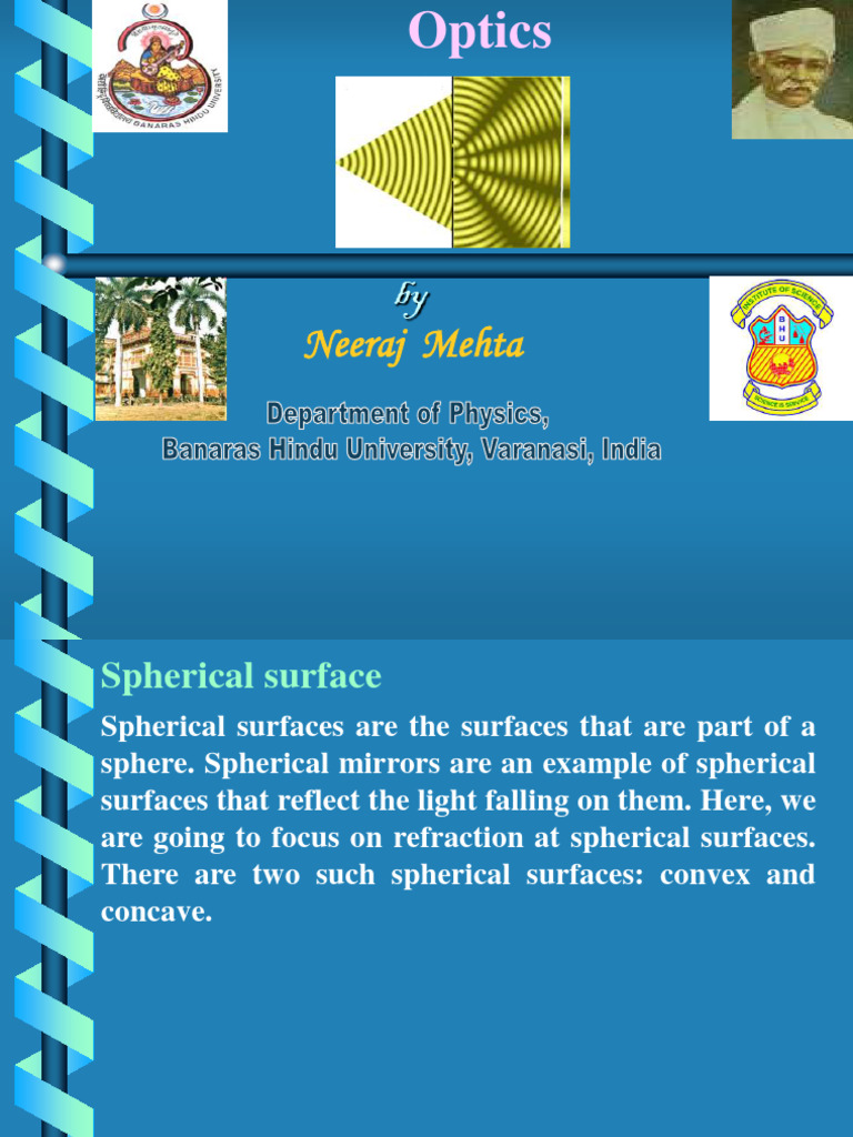 Geometrical Optics Physics BHU Notes | PDF | Art | Science & Mathematics Geometrical Optics Physics BHU Notes | PDF | Art | Science & Mathematics