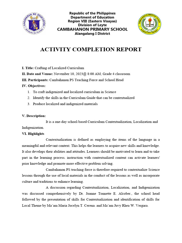 Contextualization ACR | PDF