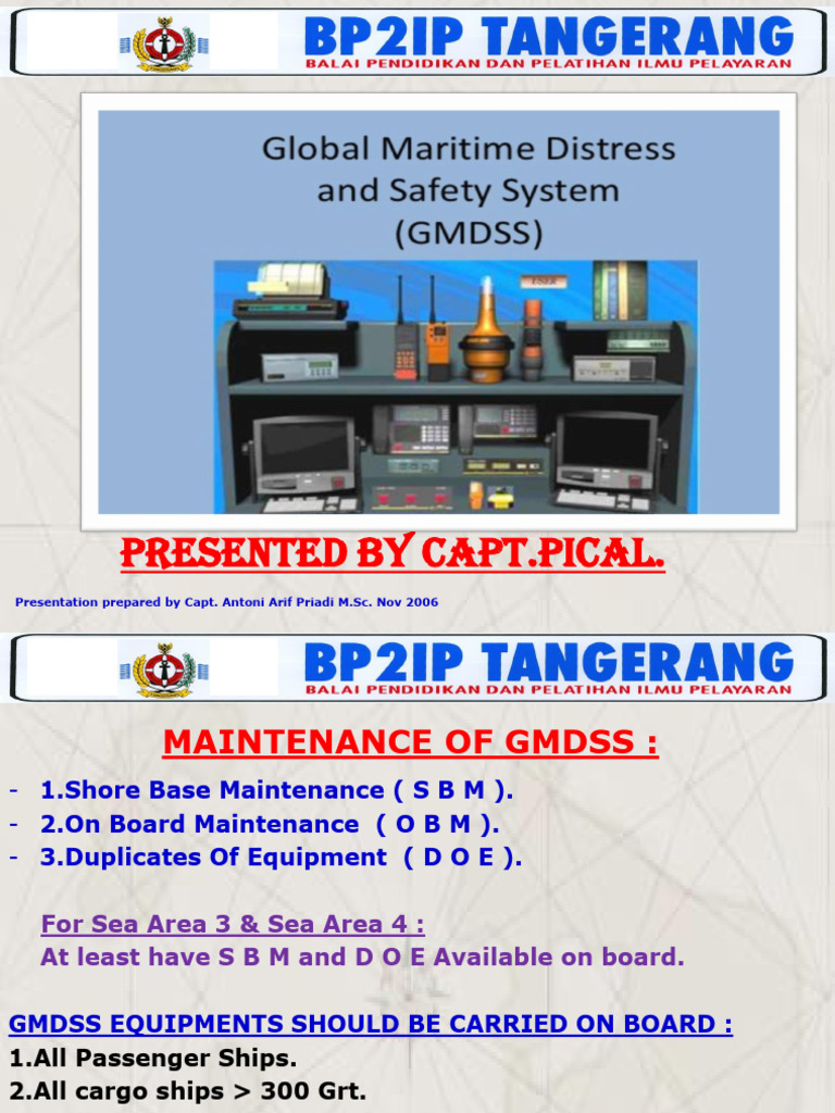 Gmdss-Sea Area, Fungsi2 GMDSS & Berita2 Navtex - DLS | PDF