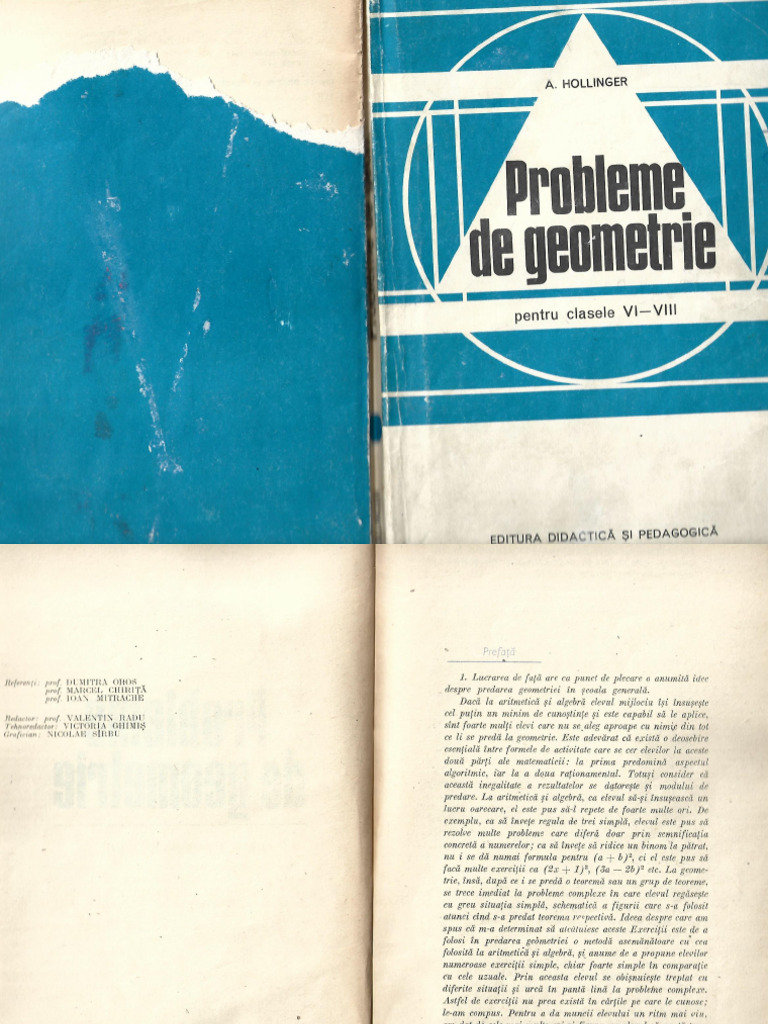 Probleme de Geometrie Clasele 6-8 | PDF