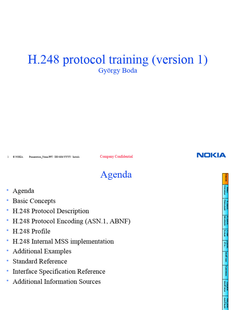 H 248 Protocol Training | PDF | Computing | Computer Standards