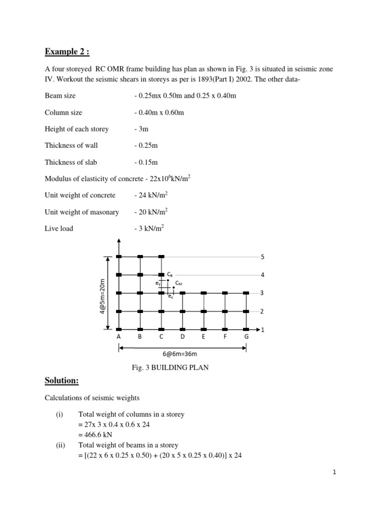 Torsion Problem 1 | PDF | Mechanical Engineering | Earthquake Engineering