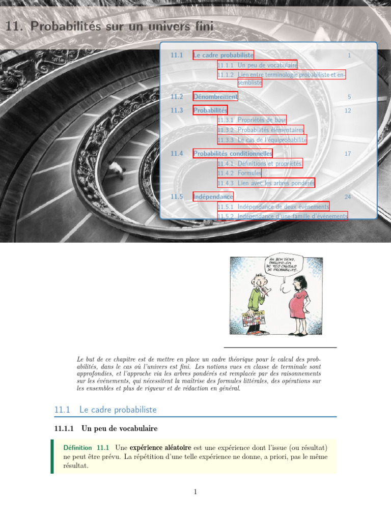 ECG1 - Chapitre11 - Etu Proba | PDF