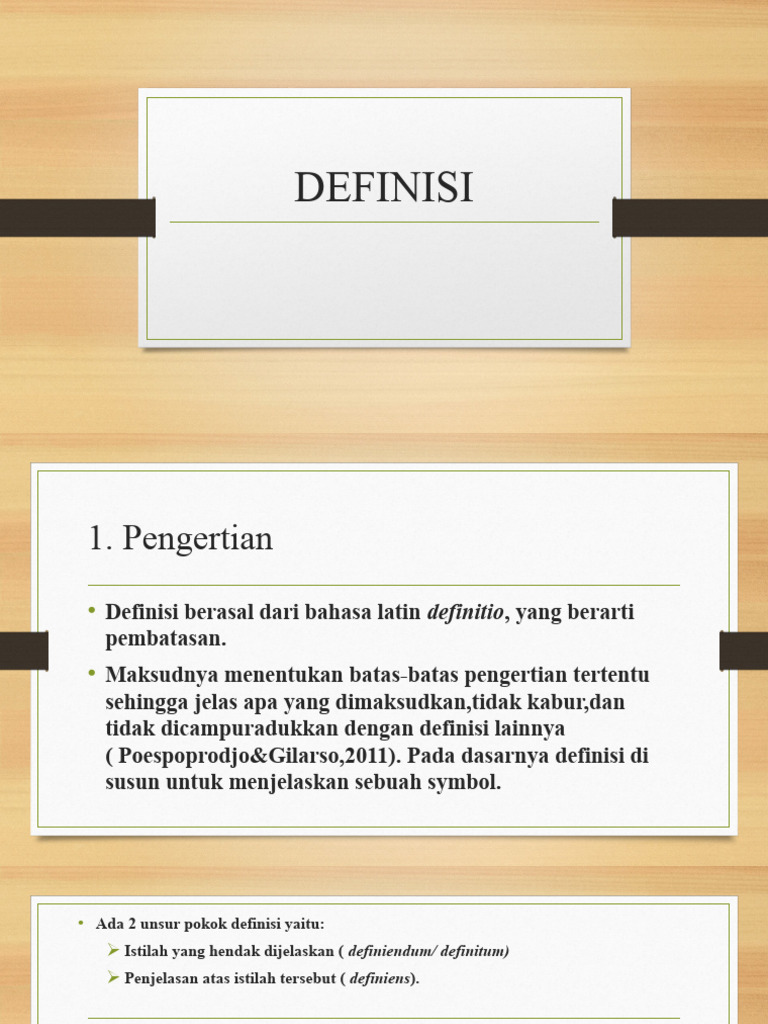 DEFINISI | PDF