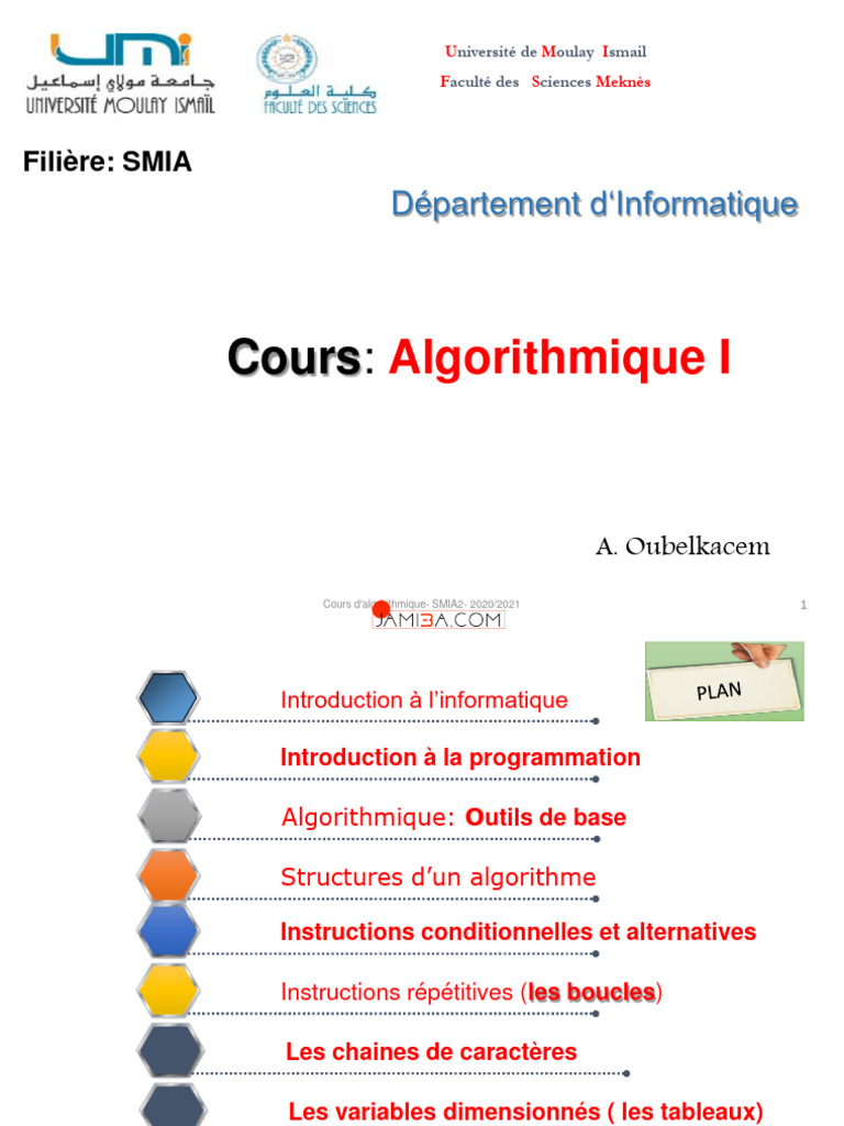Algorithmique 1 | PDF