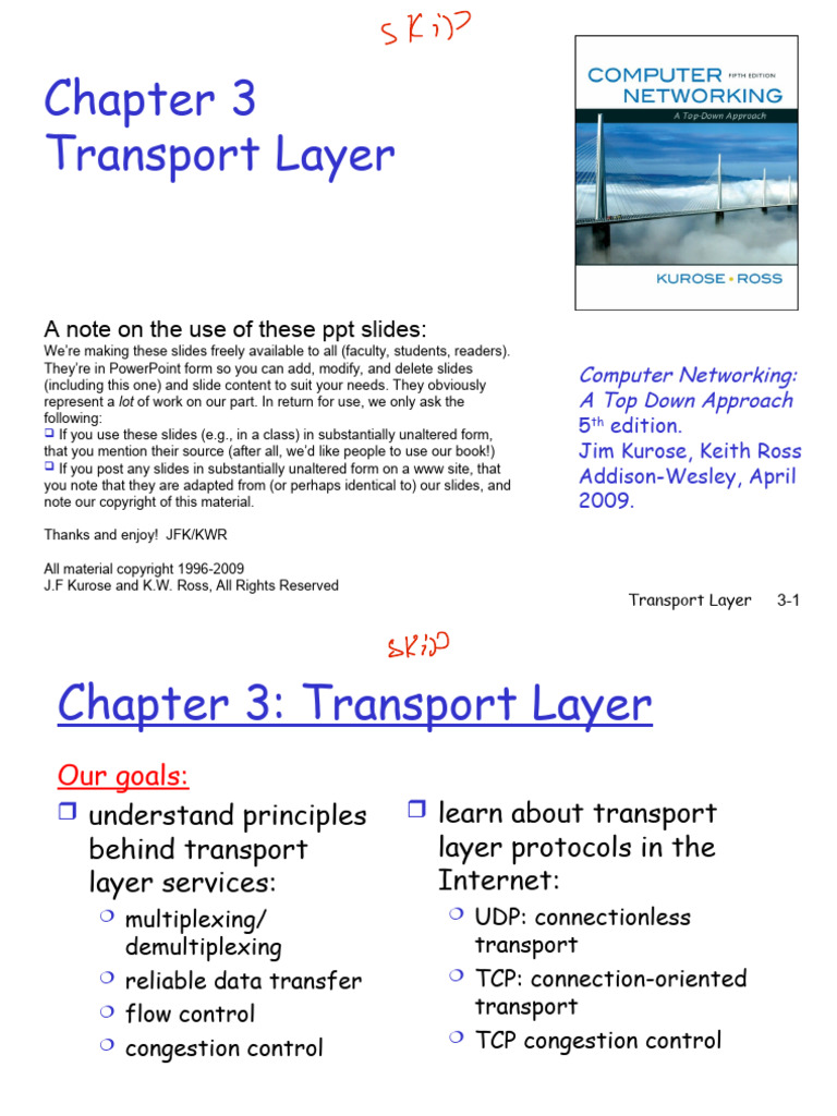 Chapter7 TCP UDP Tagged | PDF | Transmission Control Protocol | Port (Computer Networking)