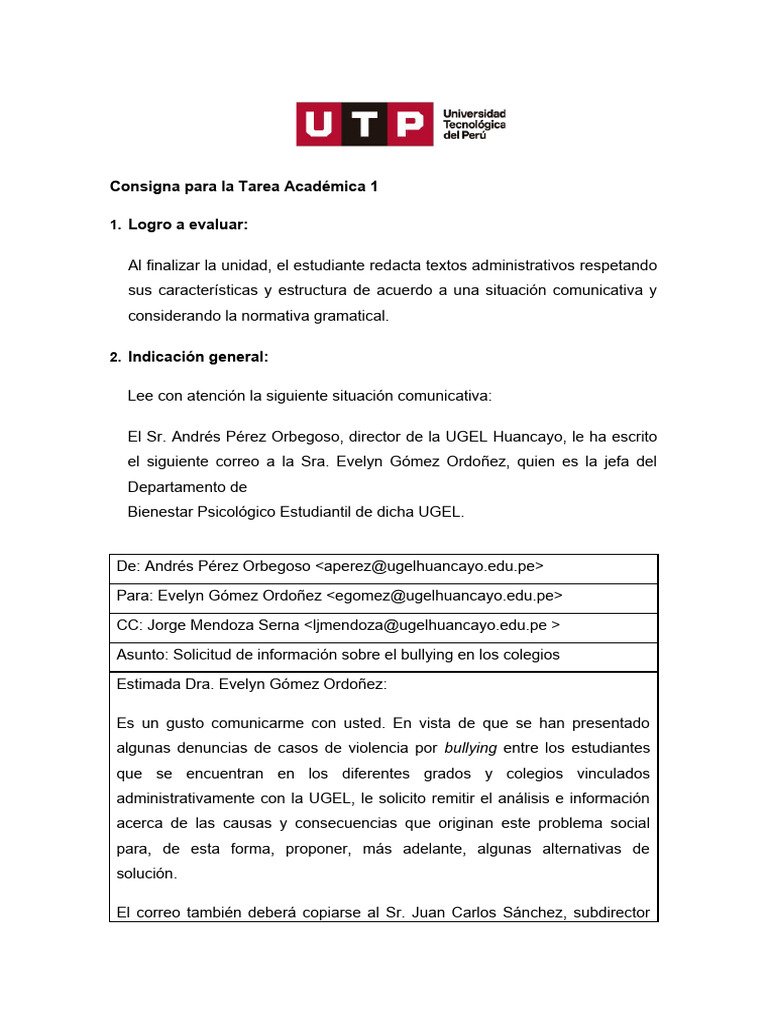 (AC-S04) Semana 04 - Tema 01 Tarea - Tarea Académica 1 | PDF | Ciencias sociales