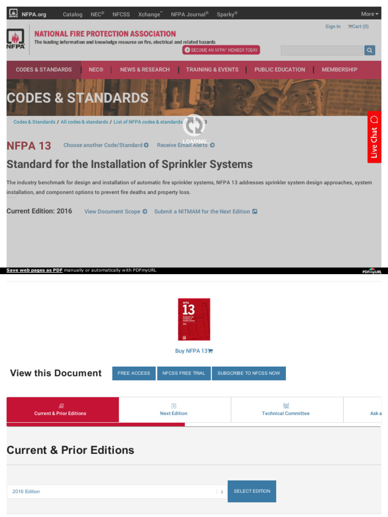Nfpa - Org - Codes and Standards - All Codes and Standards - List of Codes and Standards ...