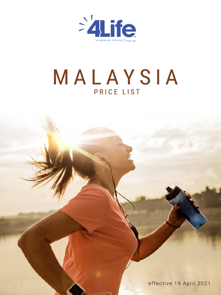 4life Malaysia Price List (Apr 2021) | PDF | Wellness | Science ...