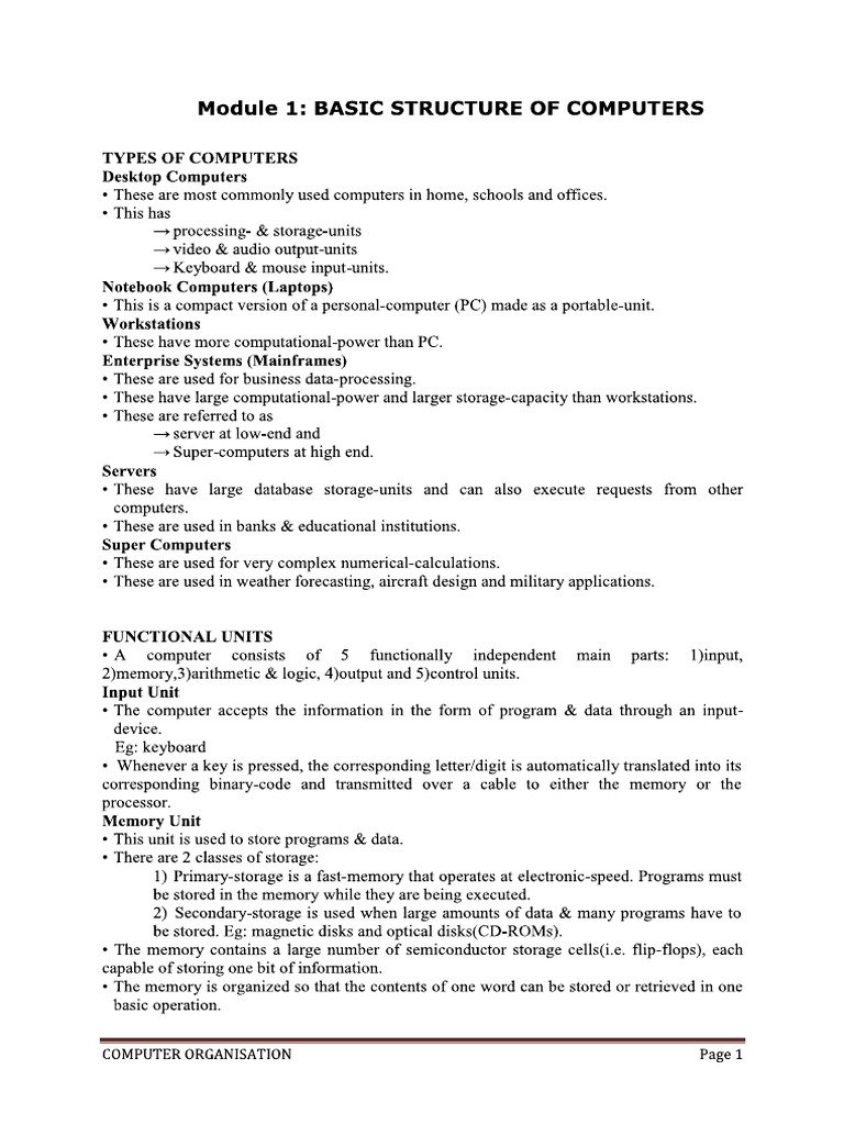 Computer Organization DLD | PDF