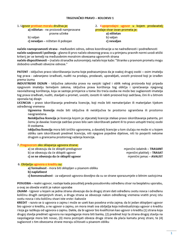 TP - Kolokvij 1 | PDF