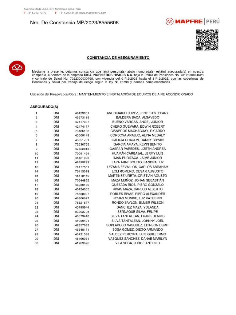 12.2023 - SCTR - Constancia General | PDF