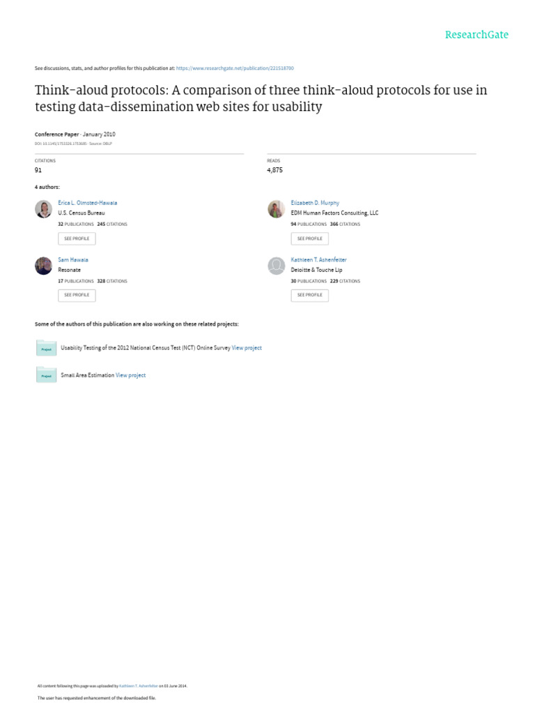 Think-Aloud Protocols A Comparison of Three Think | PDF