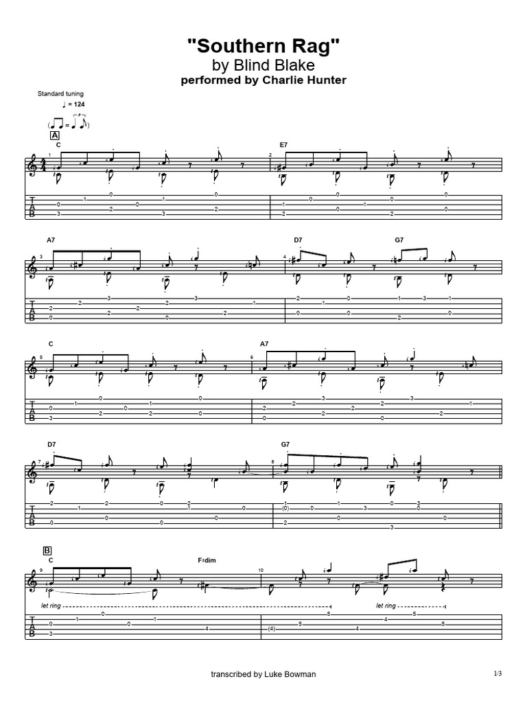 Southern Rag PDF | PDF