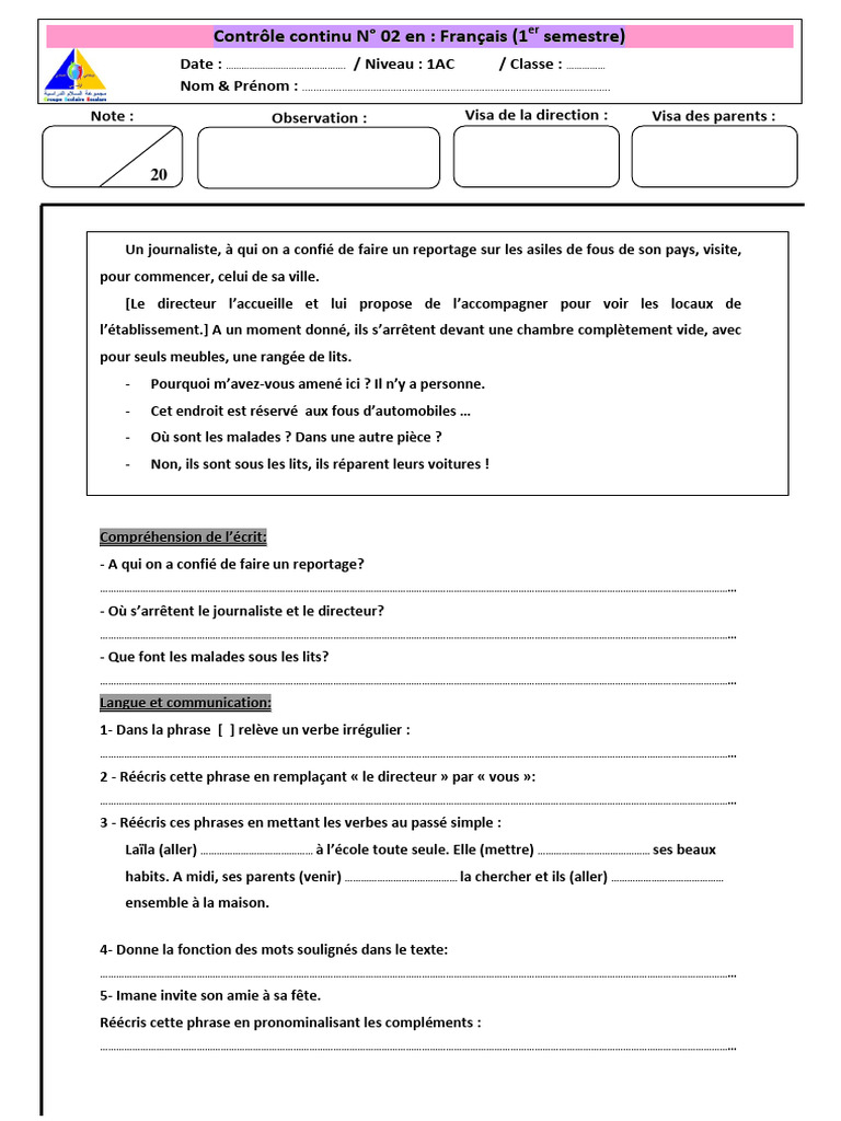 1ac Francais | PDF