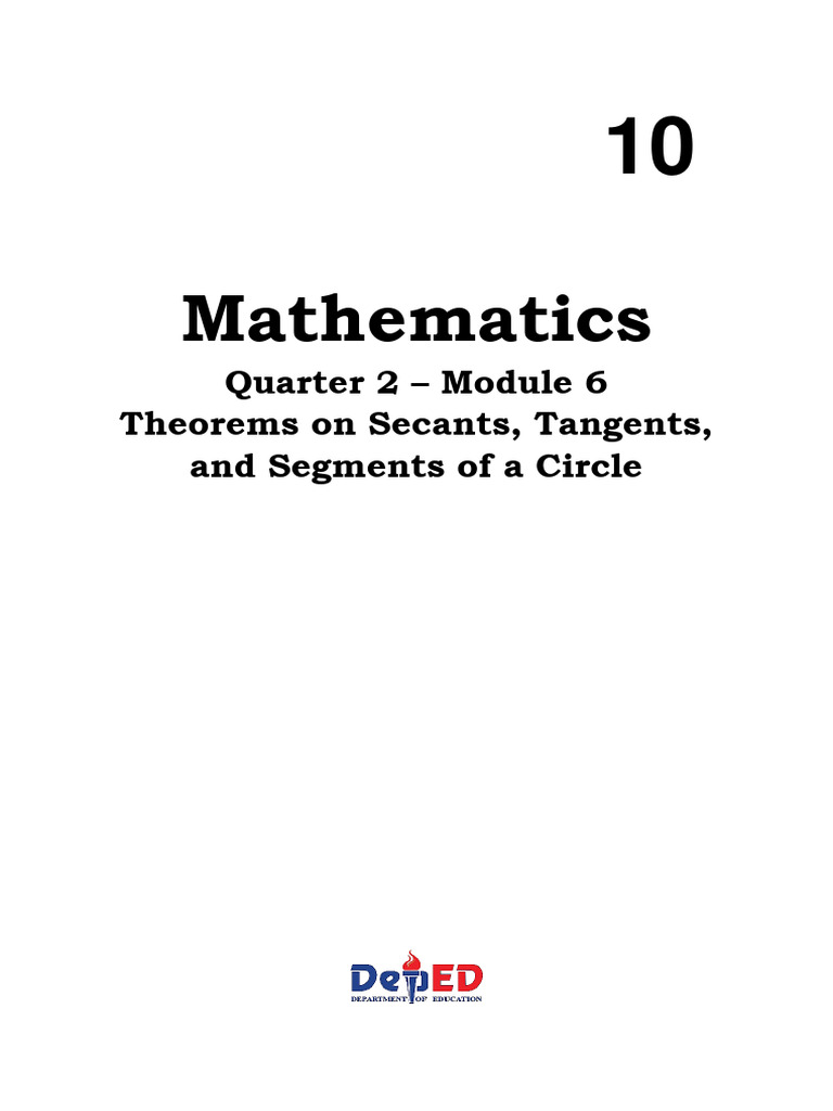 6 - Q2 Math Grade 10 | PDF