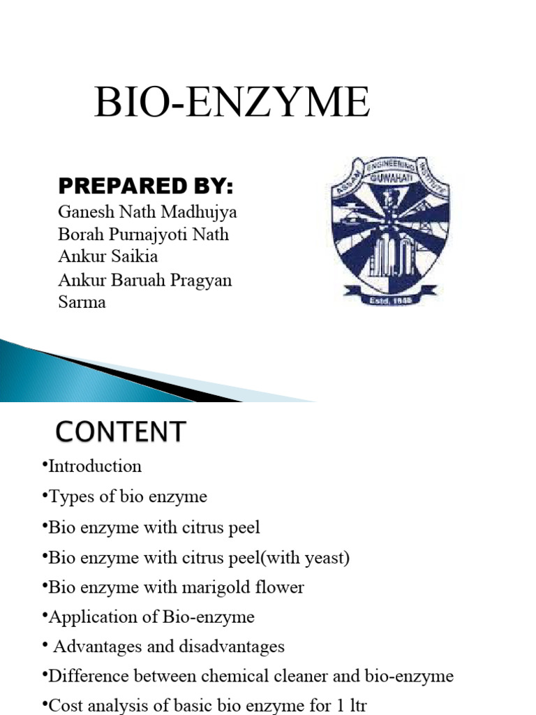 BIO ENZYME Presentation | PDF