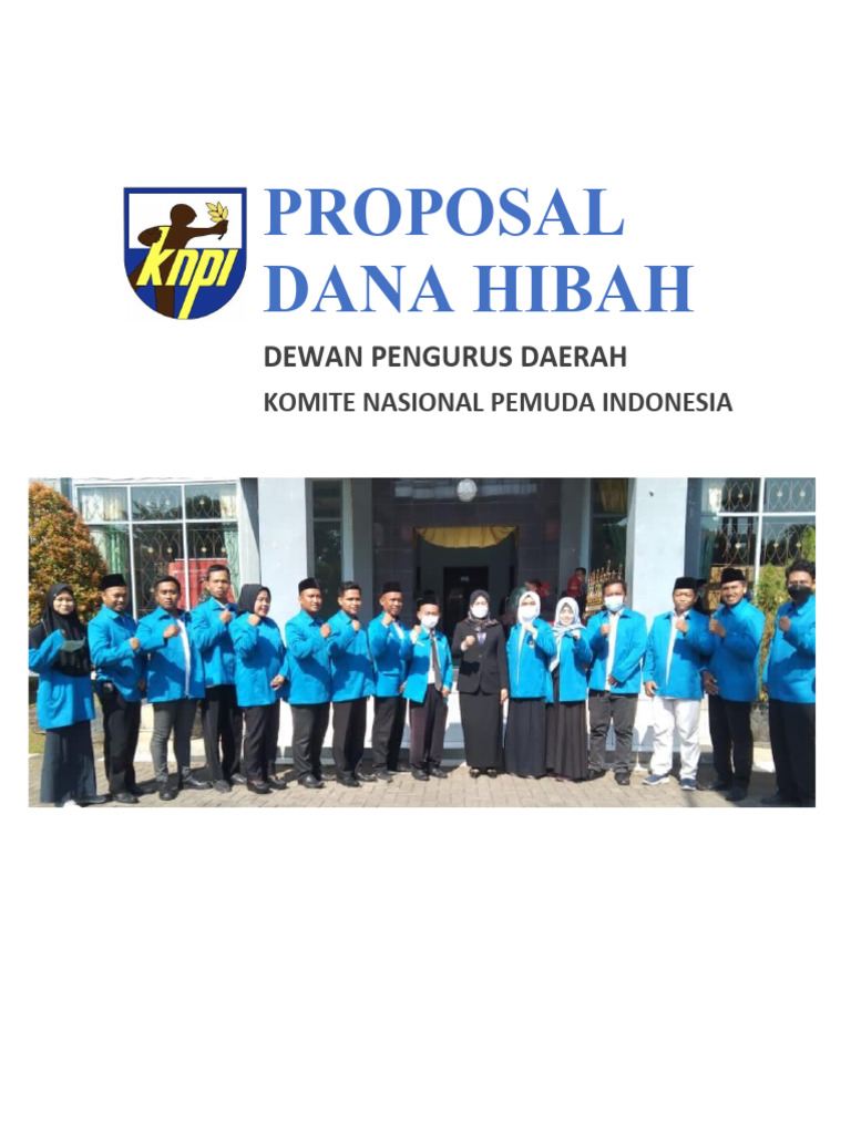PROPOSAL Hibah Tahunan Knpi | PDF | Ilmu Sosial