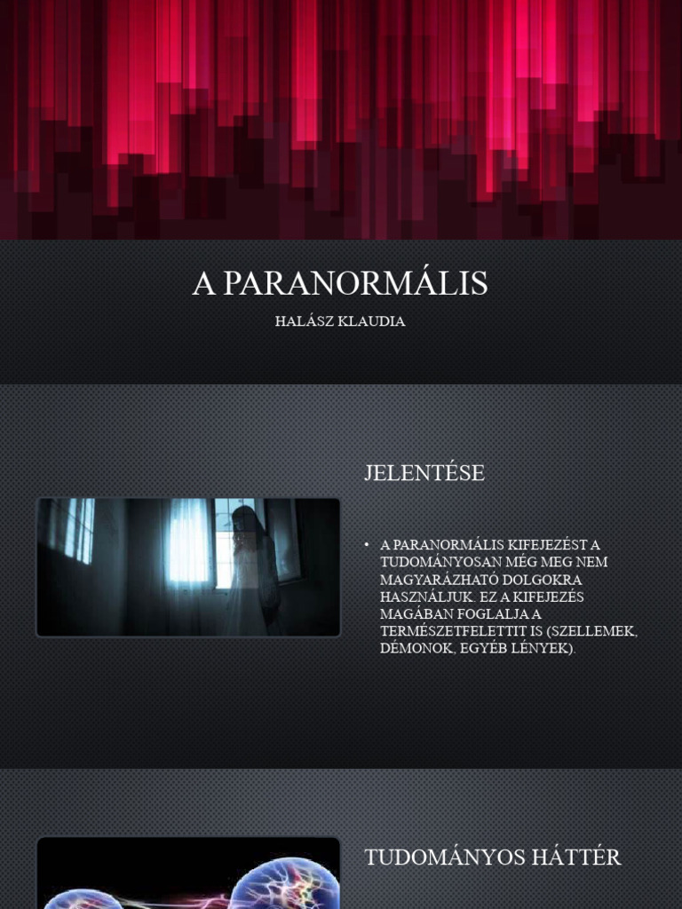 A Paranormális | PDF