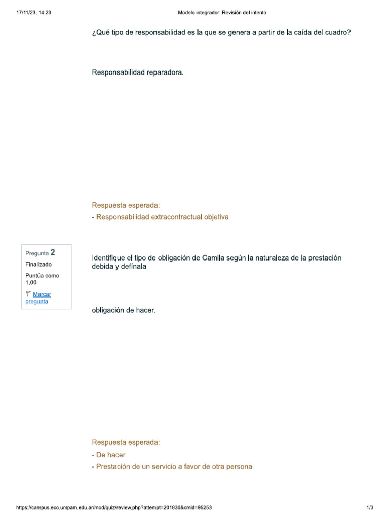 Practico Modelo Integrador. | PDF