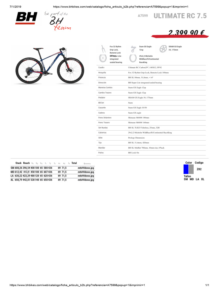 ULTIMATE RC 7.5 (2019) (1331,87 Netos y Con Iva Sería 1611,56 ) | PDF