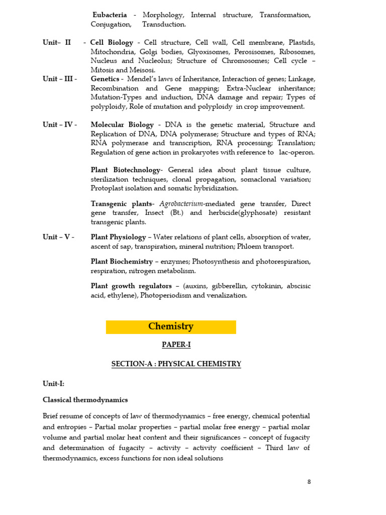 Opsc PGT Chemistry | PDF