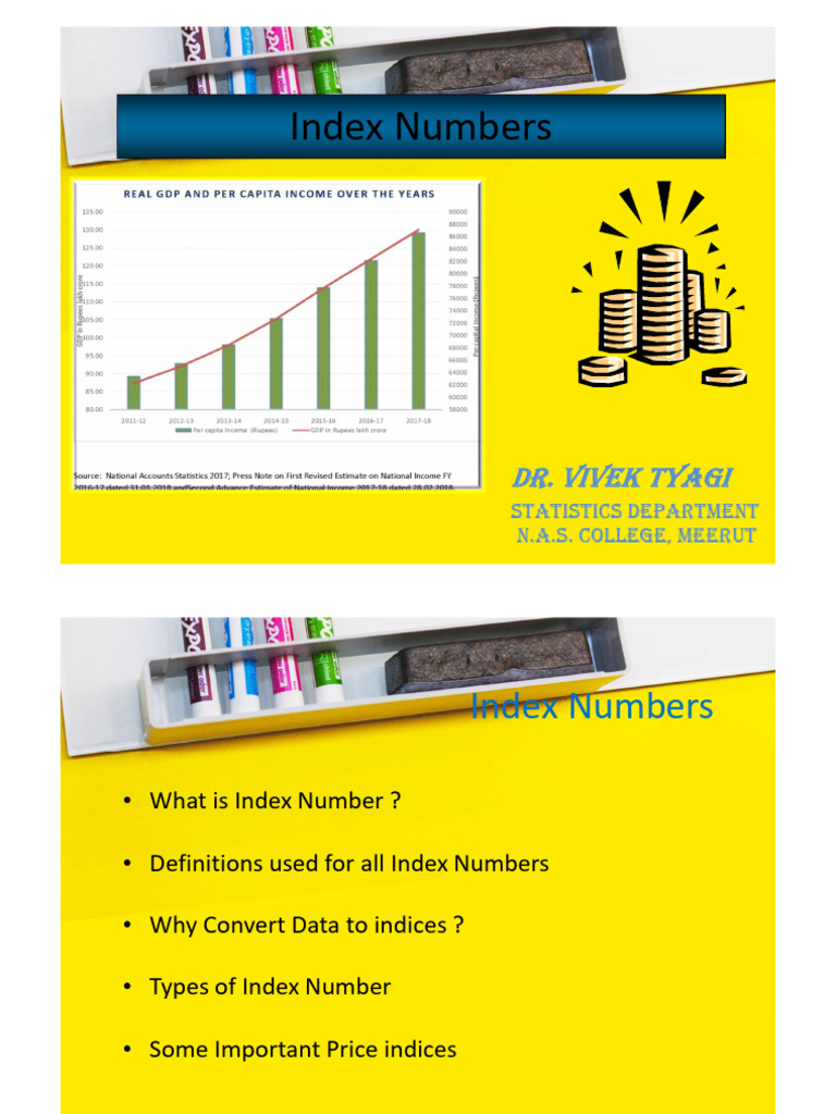 Index Number (1) B SC III 16-4 | PDF | Cost Of Living | Consumer Price ...