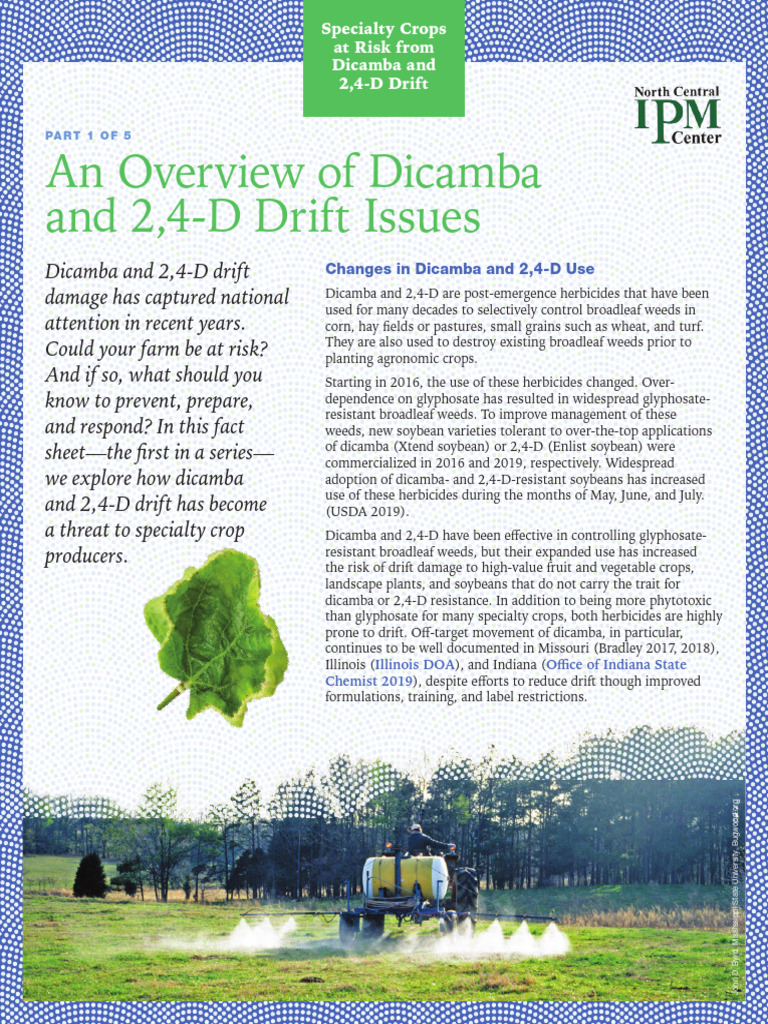 Overview of Drift Issues FINAL | PDF | Atmosphere Of Earth | Herbicide
