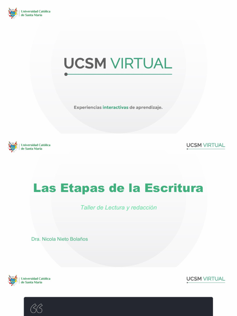 F3 - U1 - Las Etapas de la Escritura | PDF