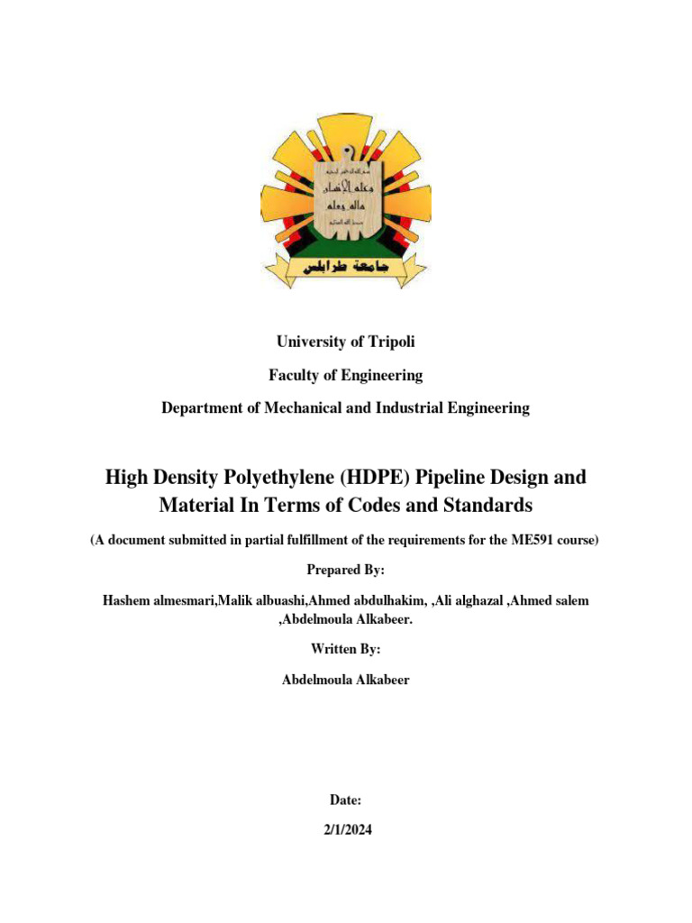 HDPE Design Codes - 094139 | PDF
