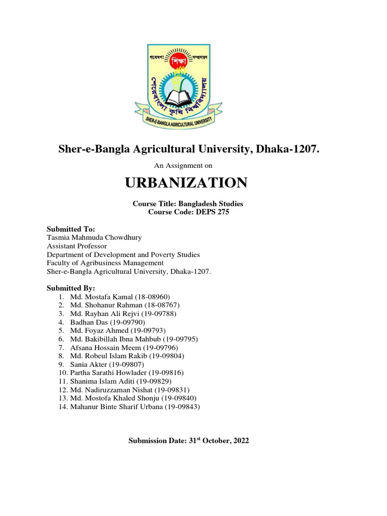 Urbanisation | PDF | Sustainability | Urbanization
